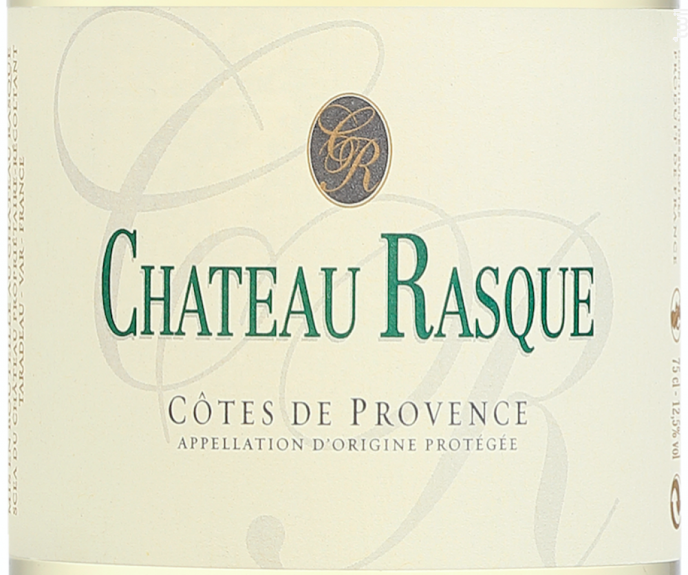 Buy Wine Château Rasque White - Côtes-de-provence - Directly from the ...