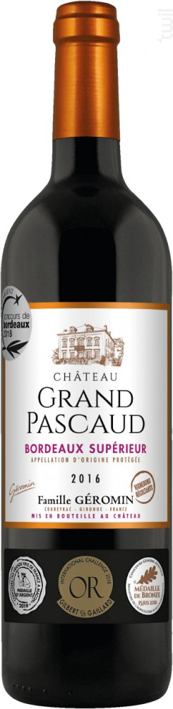 Buy Wine Château Grand Pascaud Red - Bordeaux Supérieur - Best Price