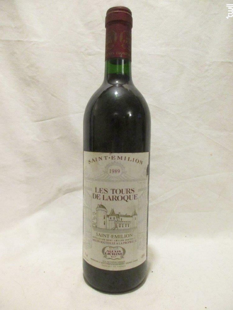 Buy Wine Les Tours De Laroque Red - Château Laroque - Saint-Émilion ...