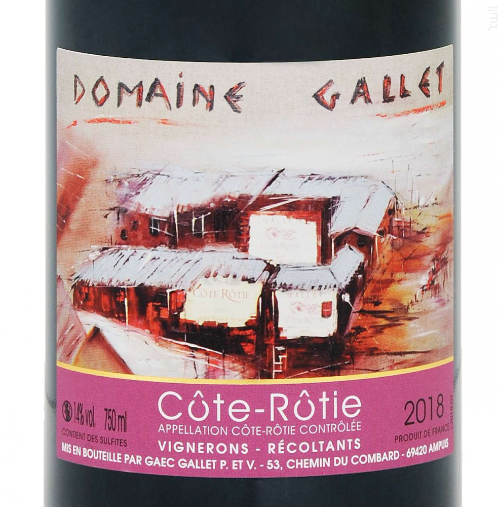 Buy Wine Côte-rotie Red - Domaine Gallet - Côte-rôtie - Directly from ...