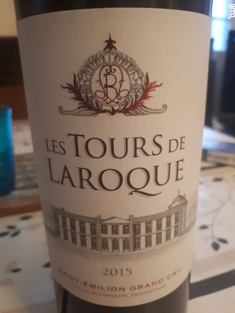 Buy Wine Les Tours De Laroque Red - Château Laroque - Saint-Émilion ...