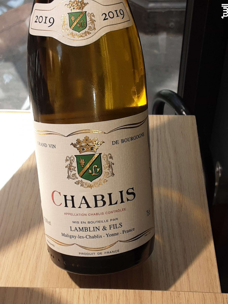 Domaine Lamblin Et Fils Chablis White wine Chardonnay Bourgogne
