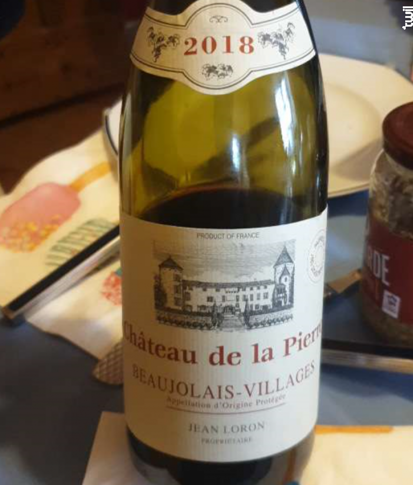 Buy Wine Château De La Pierre Red - Maison Jean Loron - Beaujolais ...
