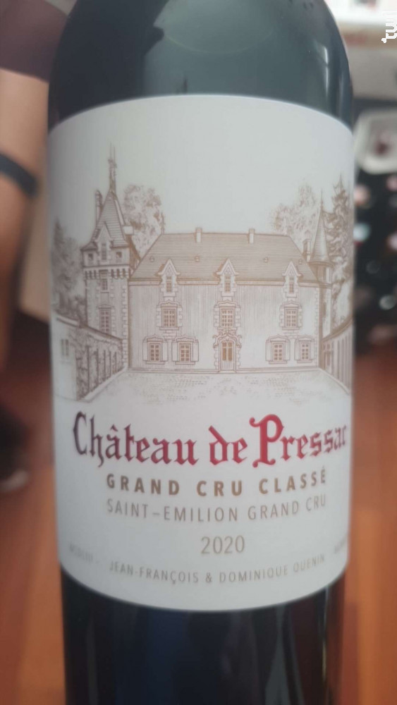 Buy Wine Château De Pressac Red - Saint-Émilion Grand Cru - Best Price
