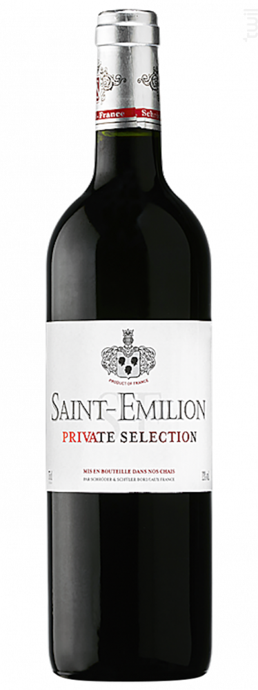 Buy Wine Saint-Émilion Private Sélection Red - Domaine Schröder ...